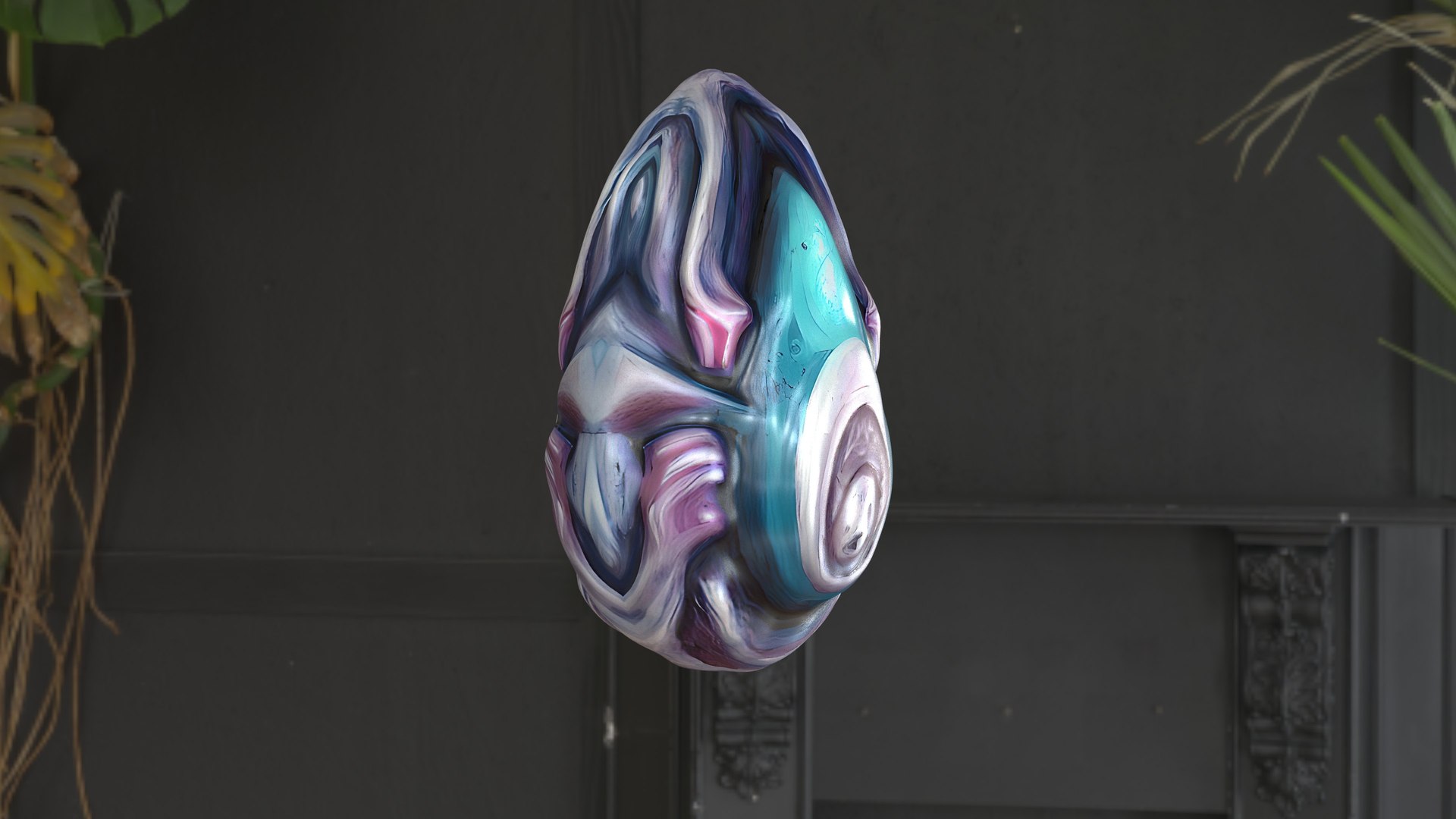 Stylized Alien Egg 3D Model - TurboSquid 1969672