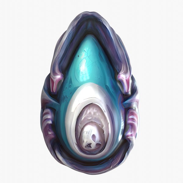 Stylized Alien Egg 3D model - TurboSquid 1969672