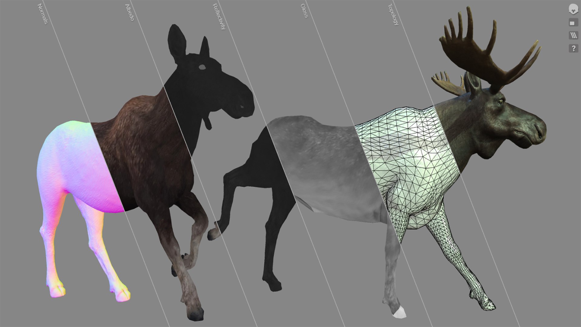 3D Moose - TurboSquid 1883100
