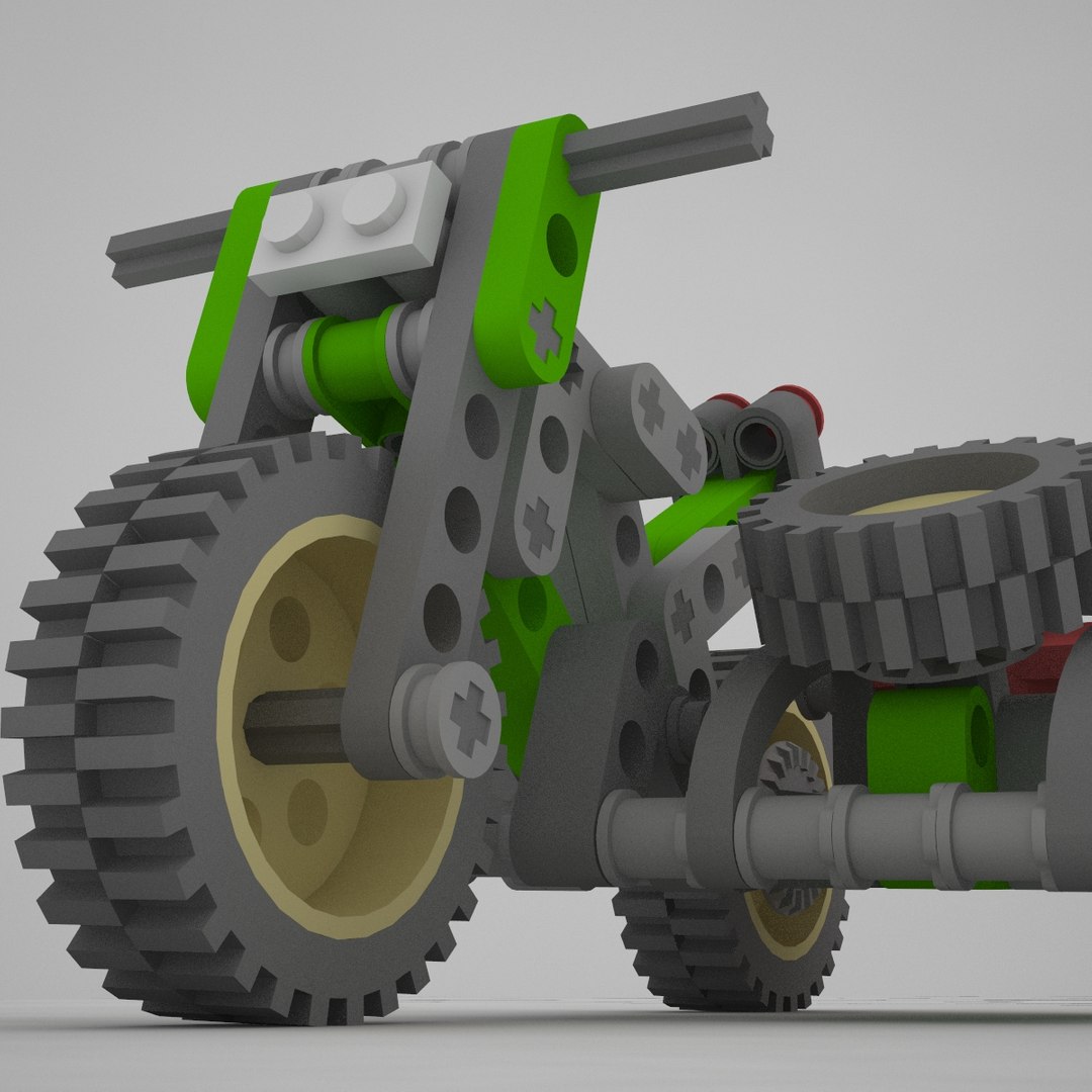3d model of lego technic