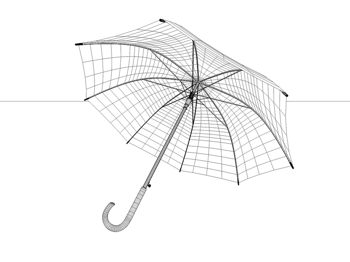 3d Umbrella Model