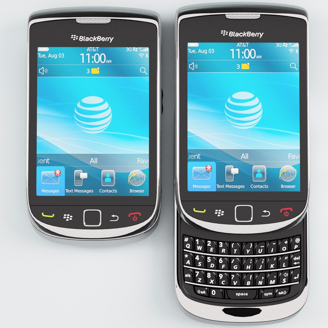 blackberry torch 9800 3d 3ds