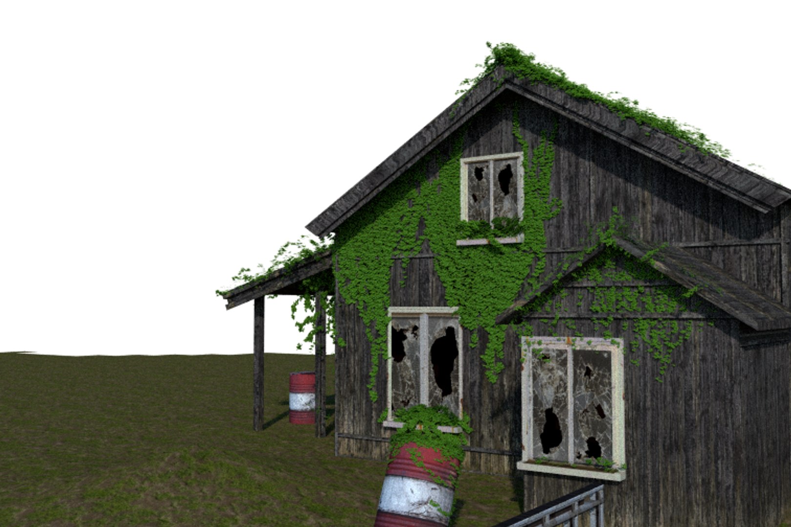 3d Old House