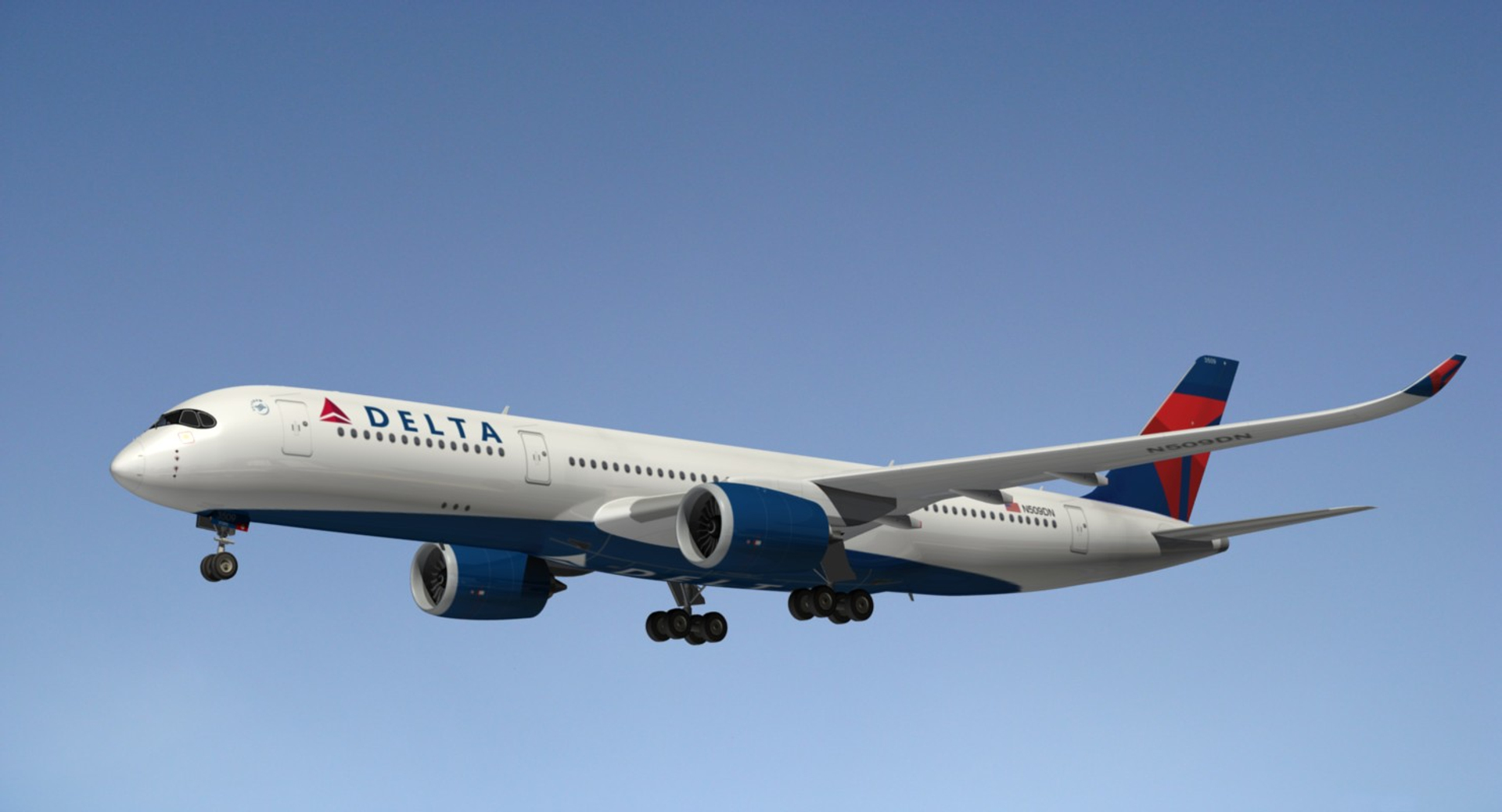 3D Airbus Delta Airlines A350 - TurboSquid 1404918