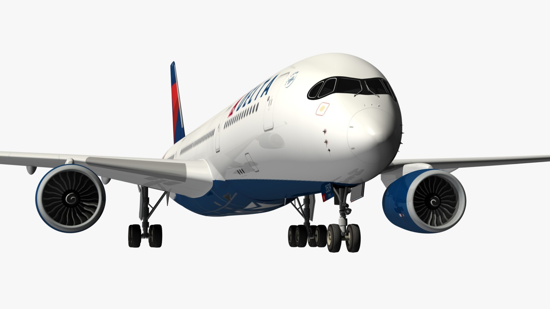 3D Airbus Delta Airlines A350 - TurboSquid 1404918