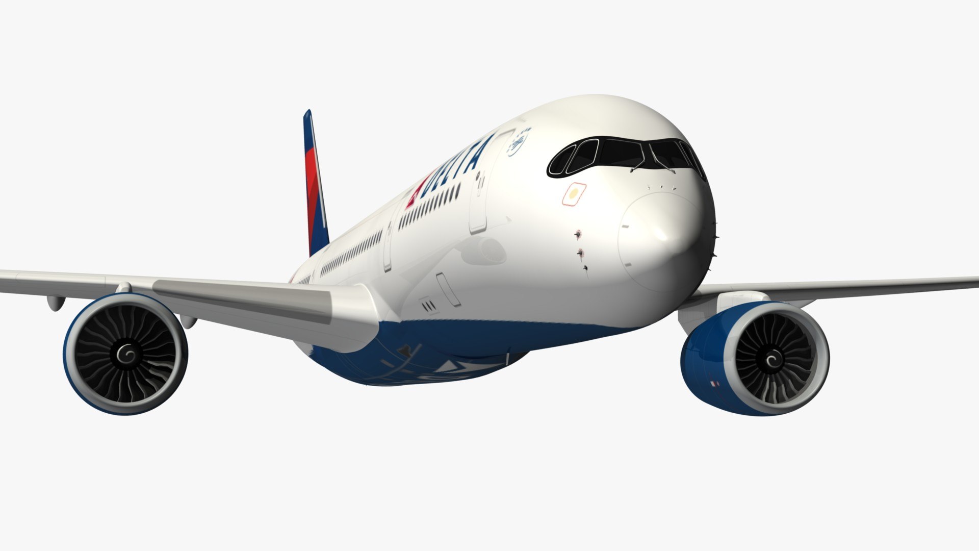 3D Airbus Delta Airlines A350 - TurboSquid 1404918