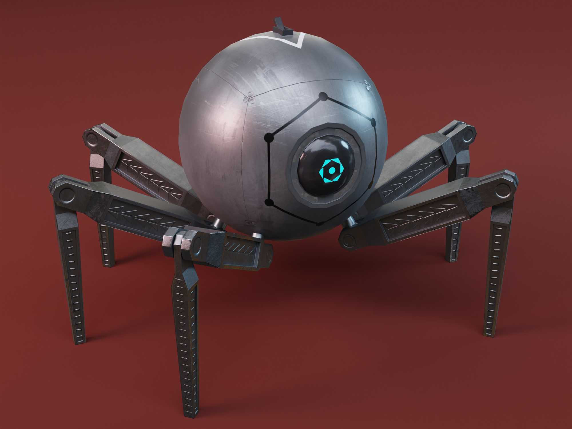 Roboter-Kamera-Bot 3D-Modell - TurboSquid 1765453
