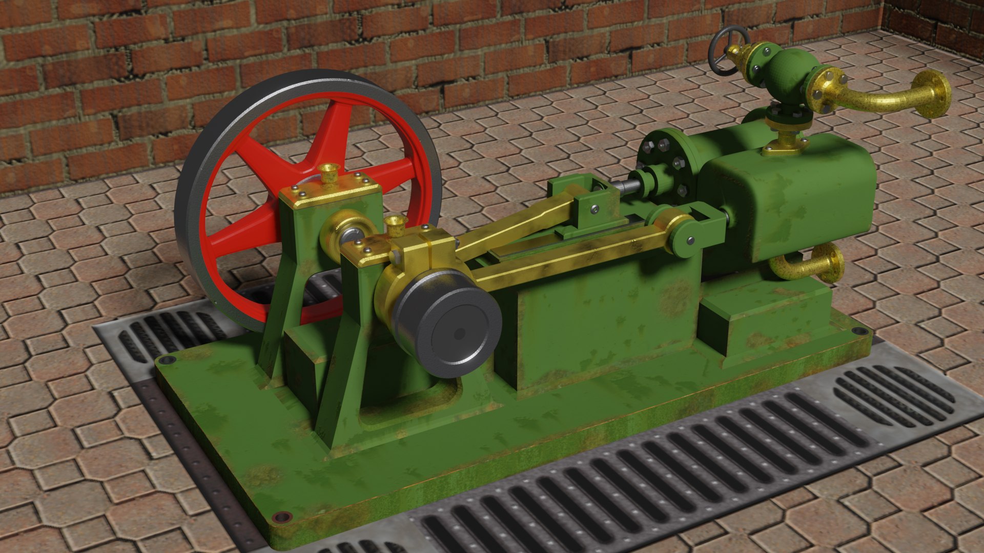 3D Stuart Steam Engine Model - TurboSquid 1770565