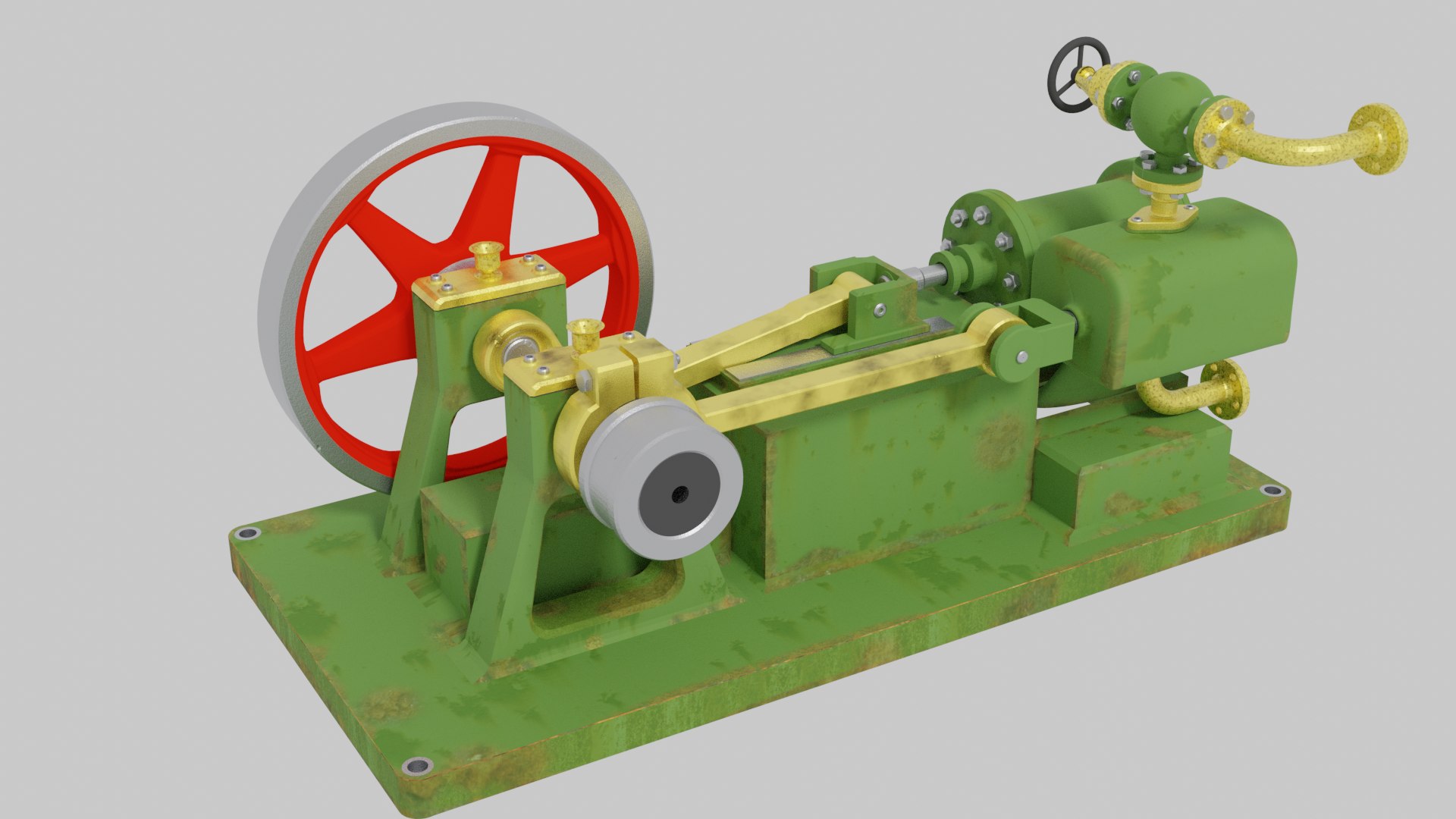3D Stuart Steam Engine Model - TurboSquid 1770565