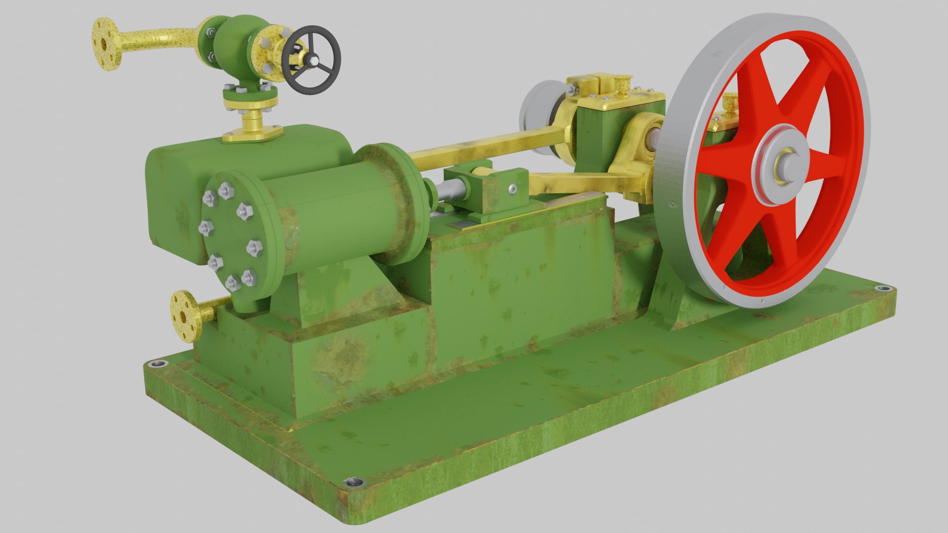 3D Stuart Steam Engine Model - TurboSquid 1770565