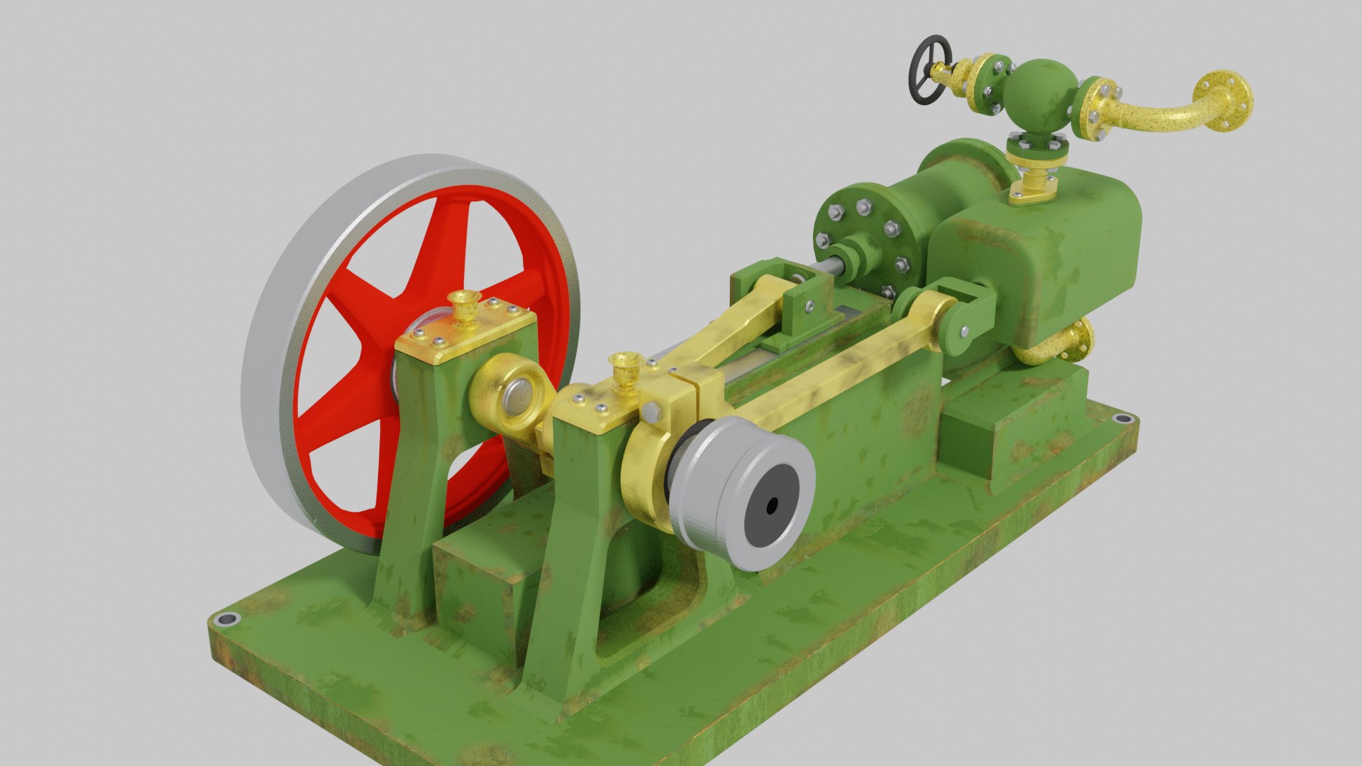 3D Stuart Steam Engine Model - TurboSquid 1770565