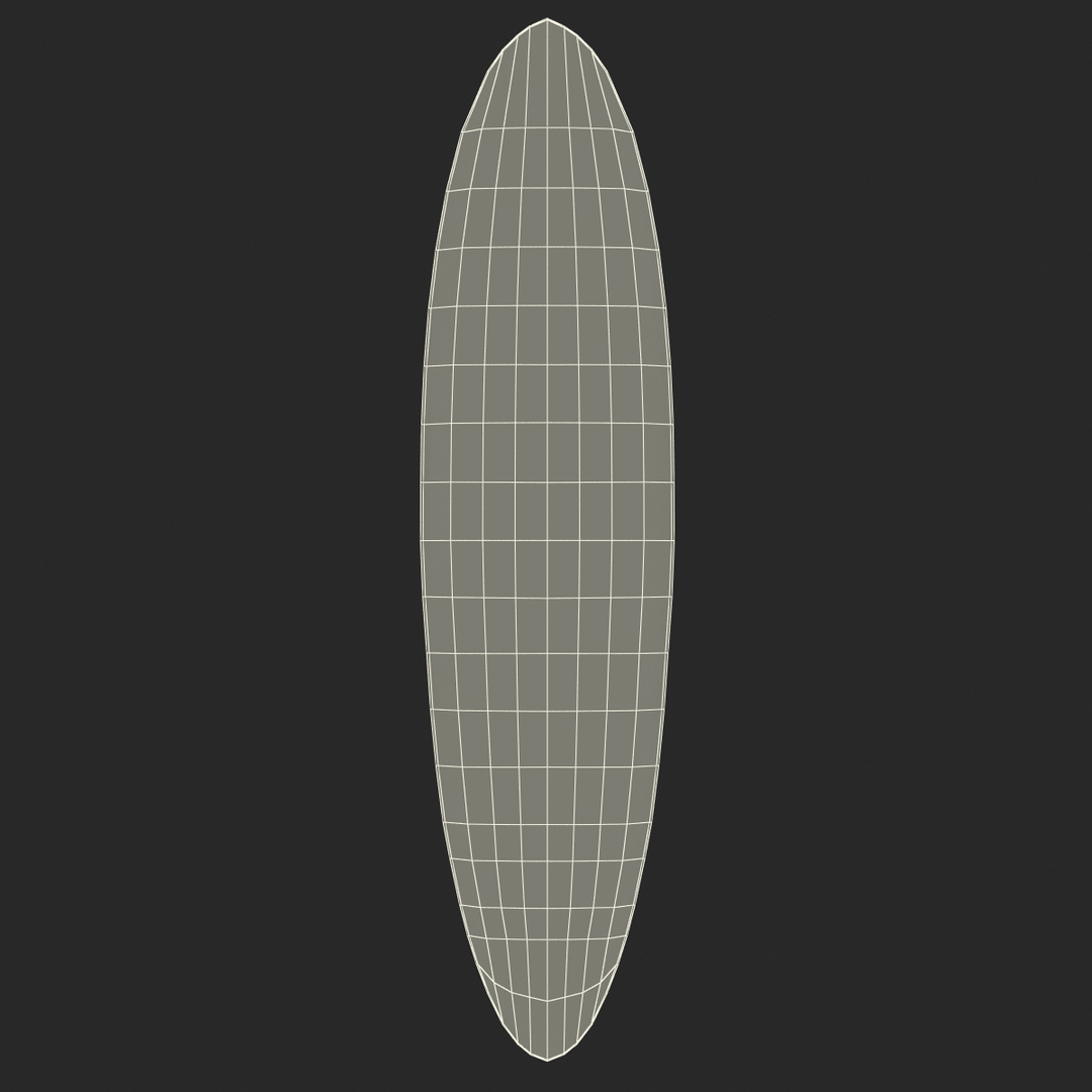 3d Surfboard Funboard 2 Model