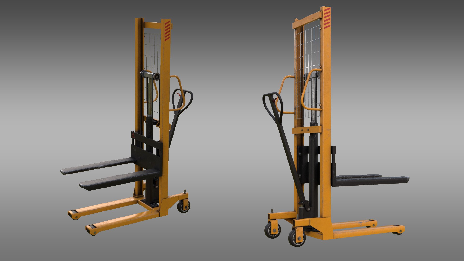 3D Manual Stacker - TurboSquid 1504502