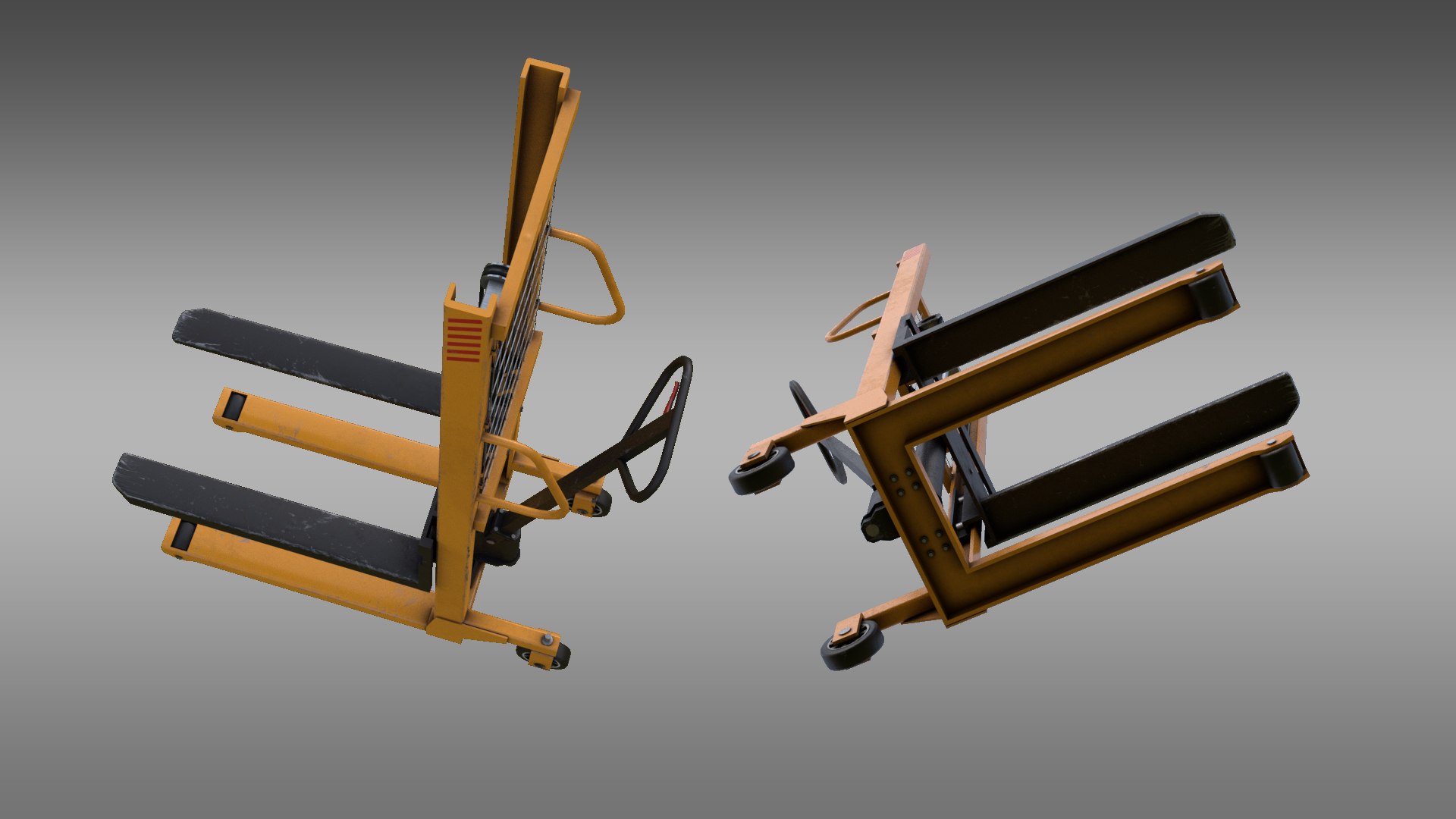 3D Manual Stacker - TurboSquid 1504502