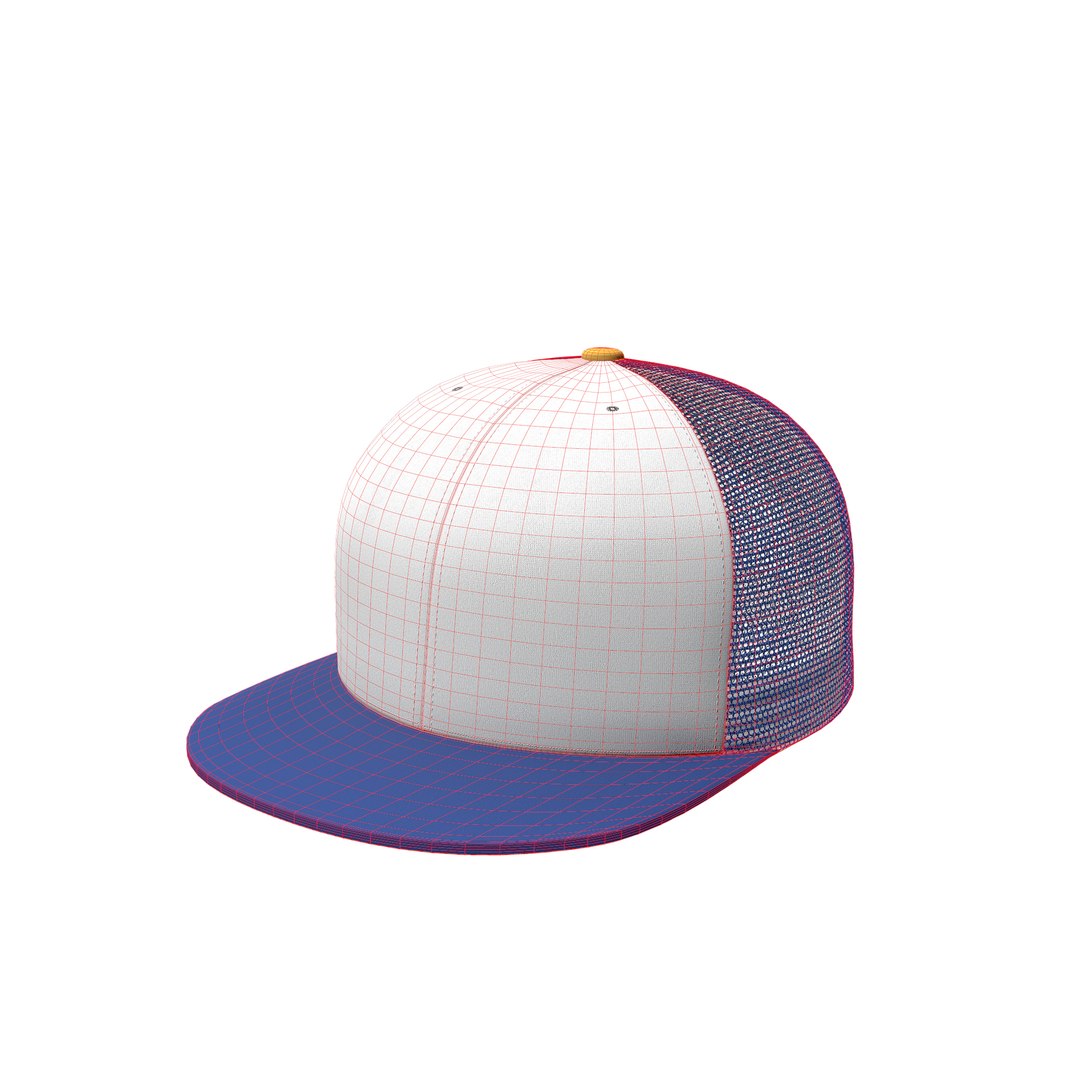 Cap Snapback 3D Model - TurboSquid 1641187