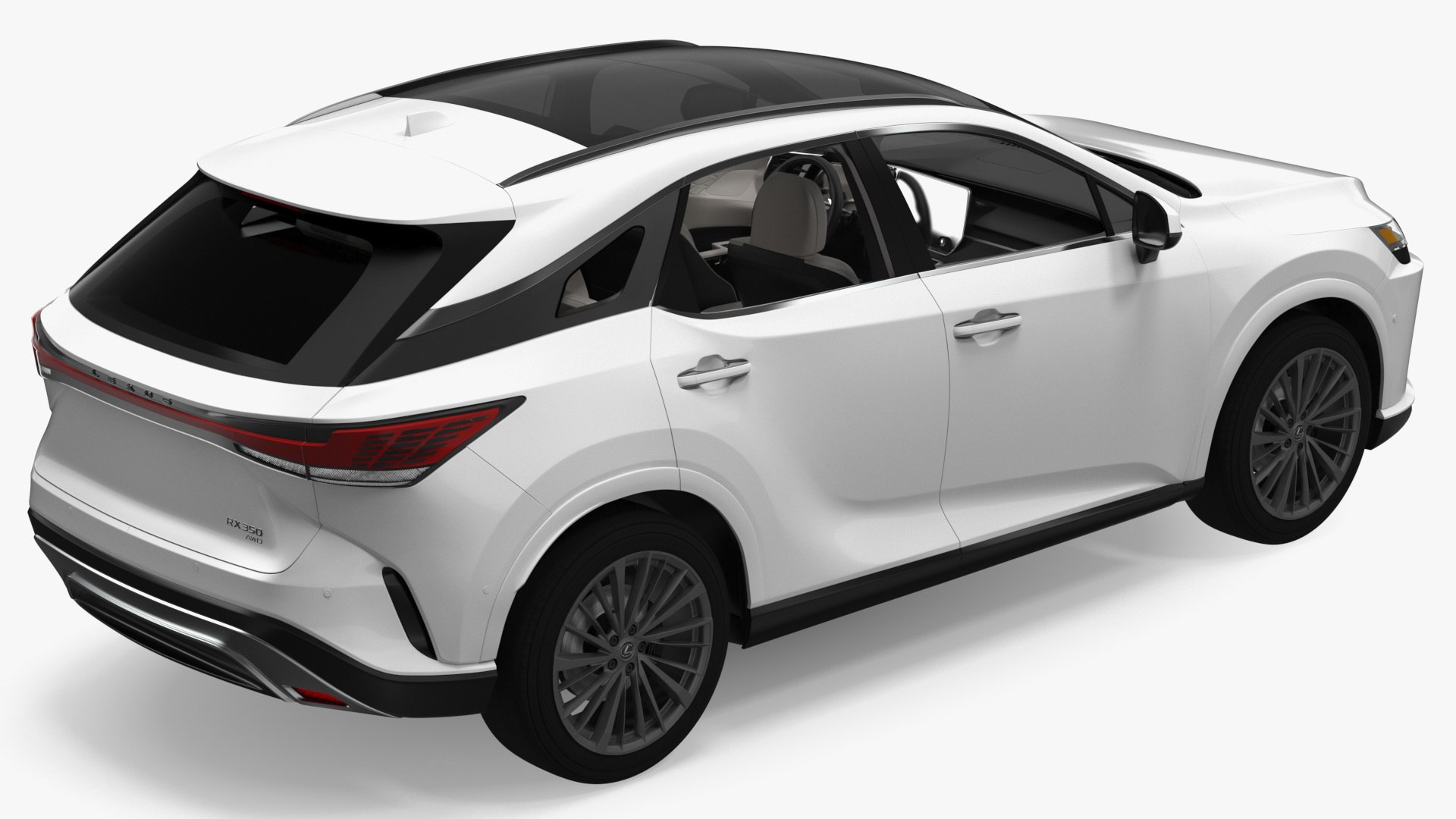 3D Lexus RX 350 2023 Luxury SUV White - TurboSquid 2040952