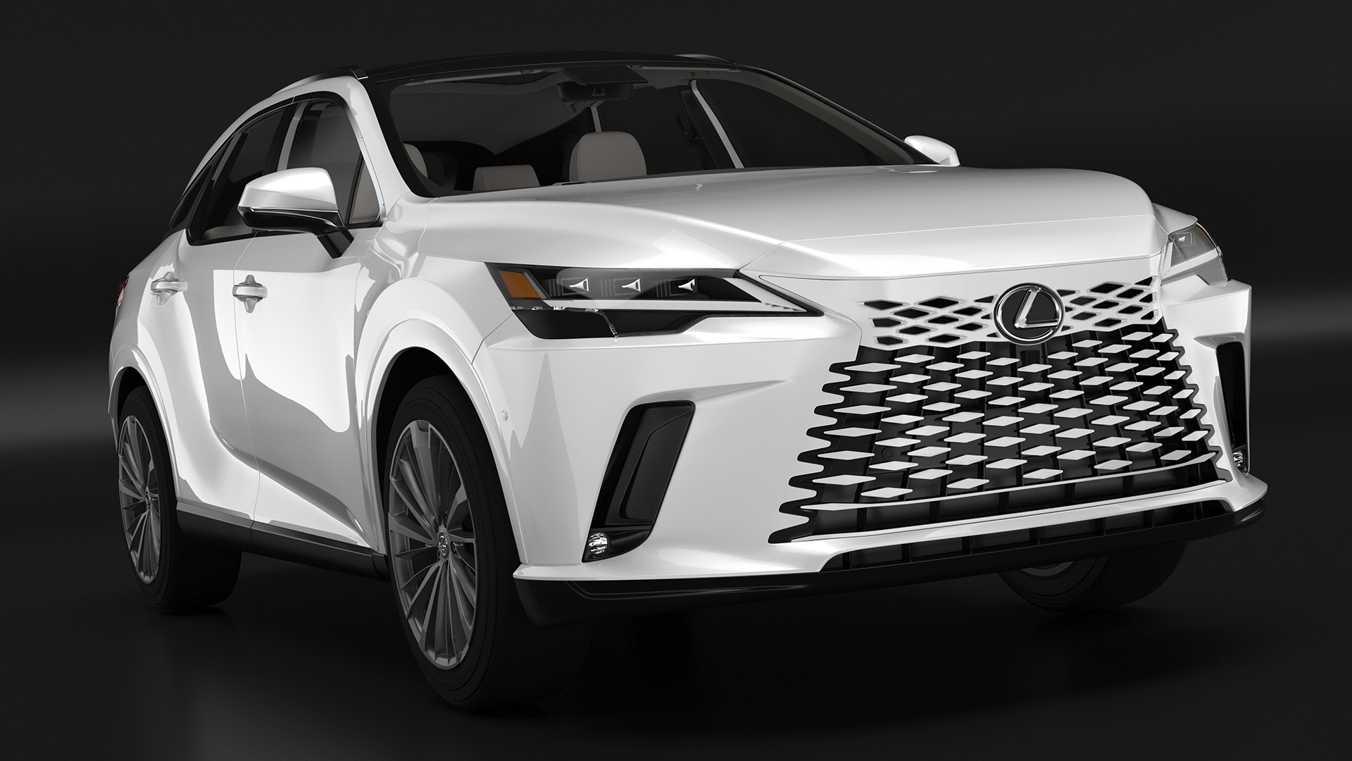 3D Lexus RX 350 2023 Luxury SUV White - TurboSquid 2040952