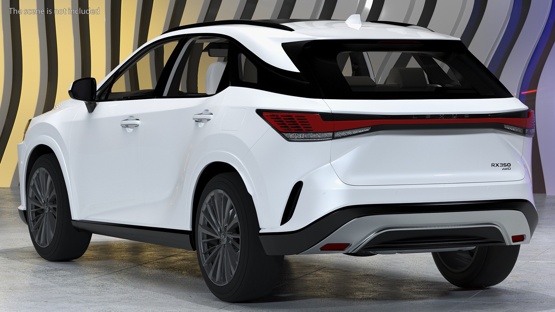 3D Lexus RX 350 2023 Luxury SUV White - TurboSquid 2040952