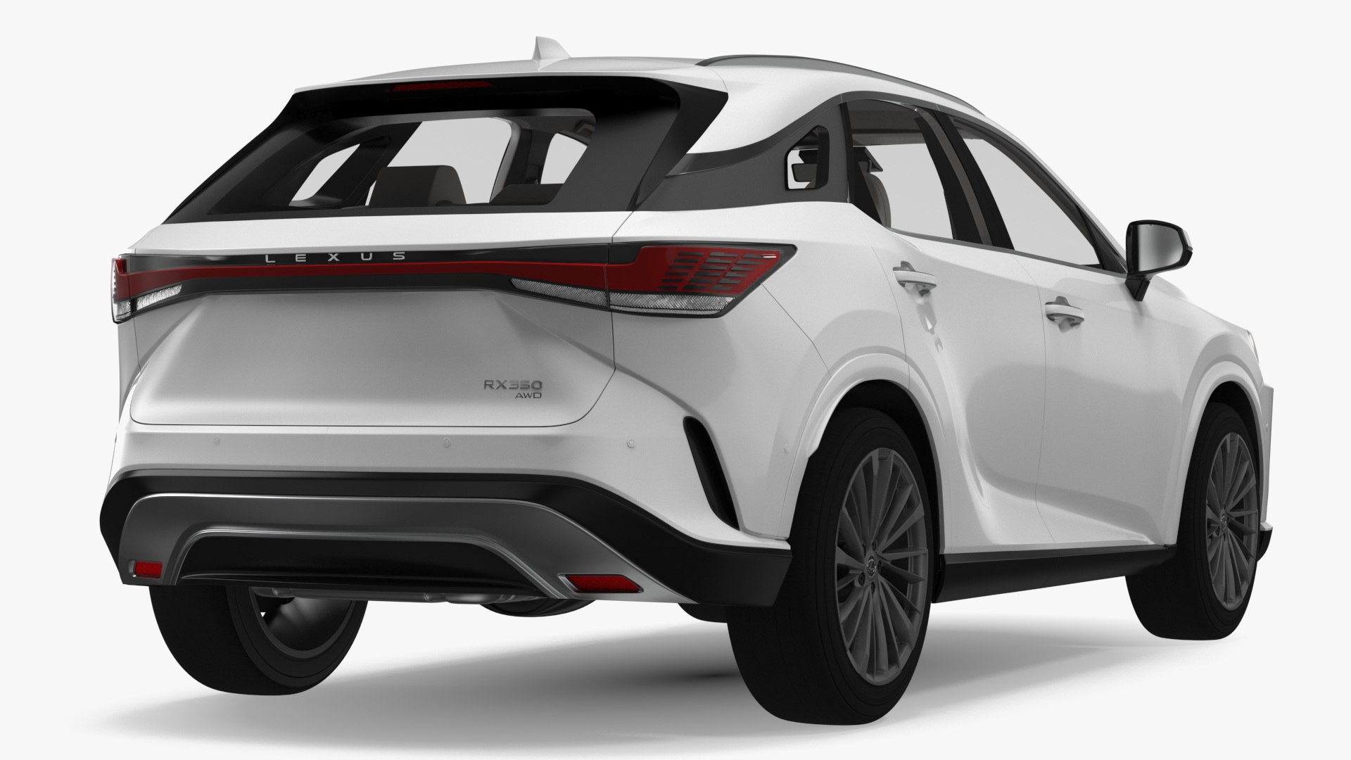 3D Lexus RX 350 2023 Luxury SUV White - TurboSquid 2040952