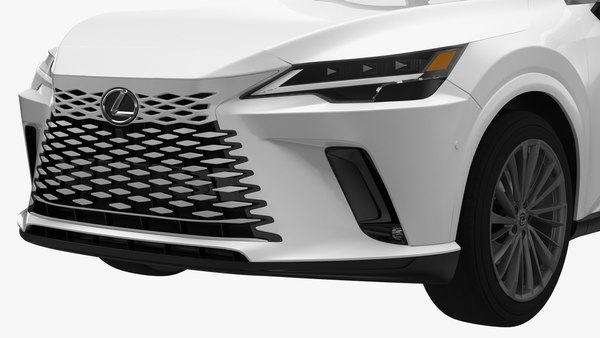レクサス RX 350 2023 高級 SUV ホワイト3Dモデル - TurboSquid 2040952
