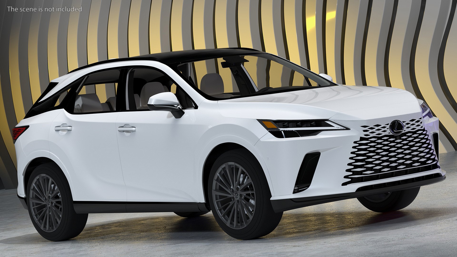 3D Lexus RX 350 2023 Luxury SUV White - TurboSquid 2040952