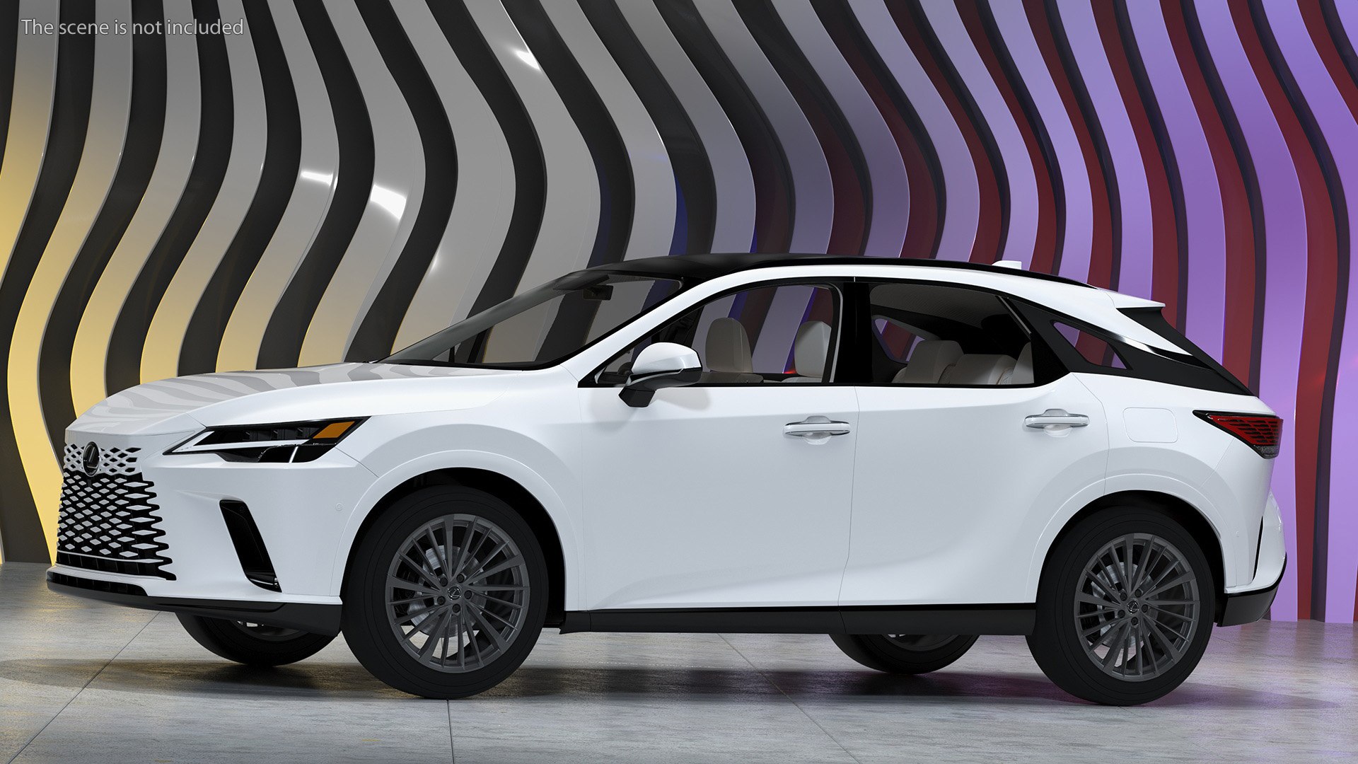3D Lexus RX 350 2023 Luxury SUV White - TurboSquid 2040952