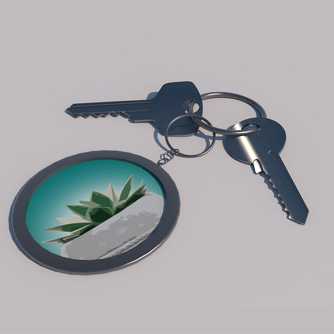 3D Keychain Keys - TurboSquid 1534664