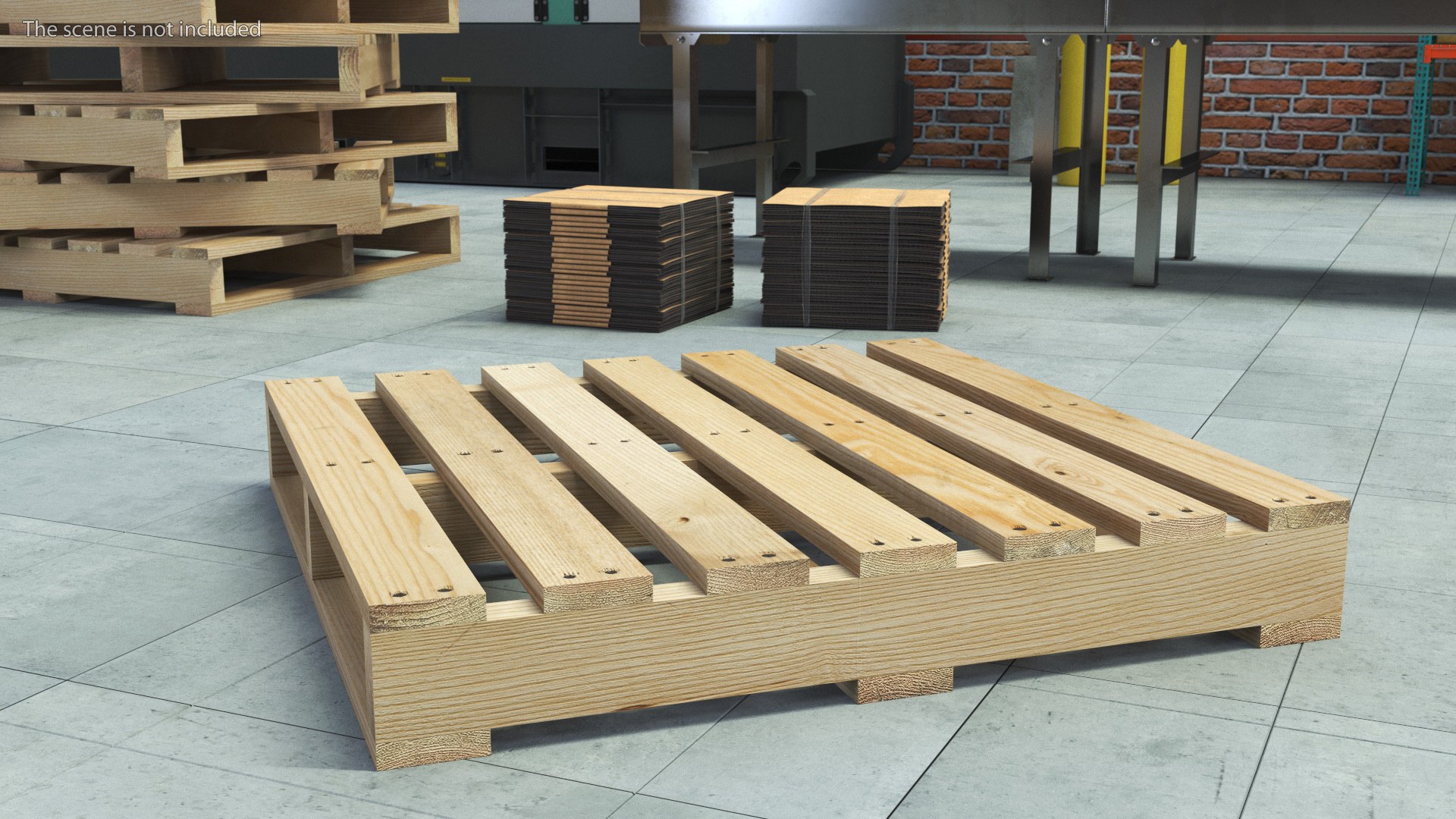 Hard Wood Pallet 3D Model - TurboSquid 2131653