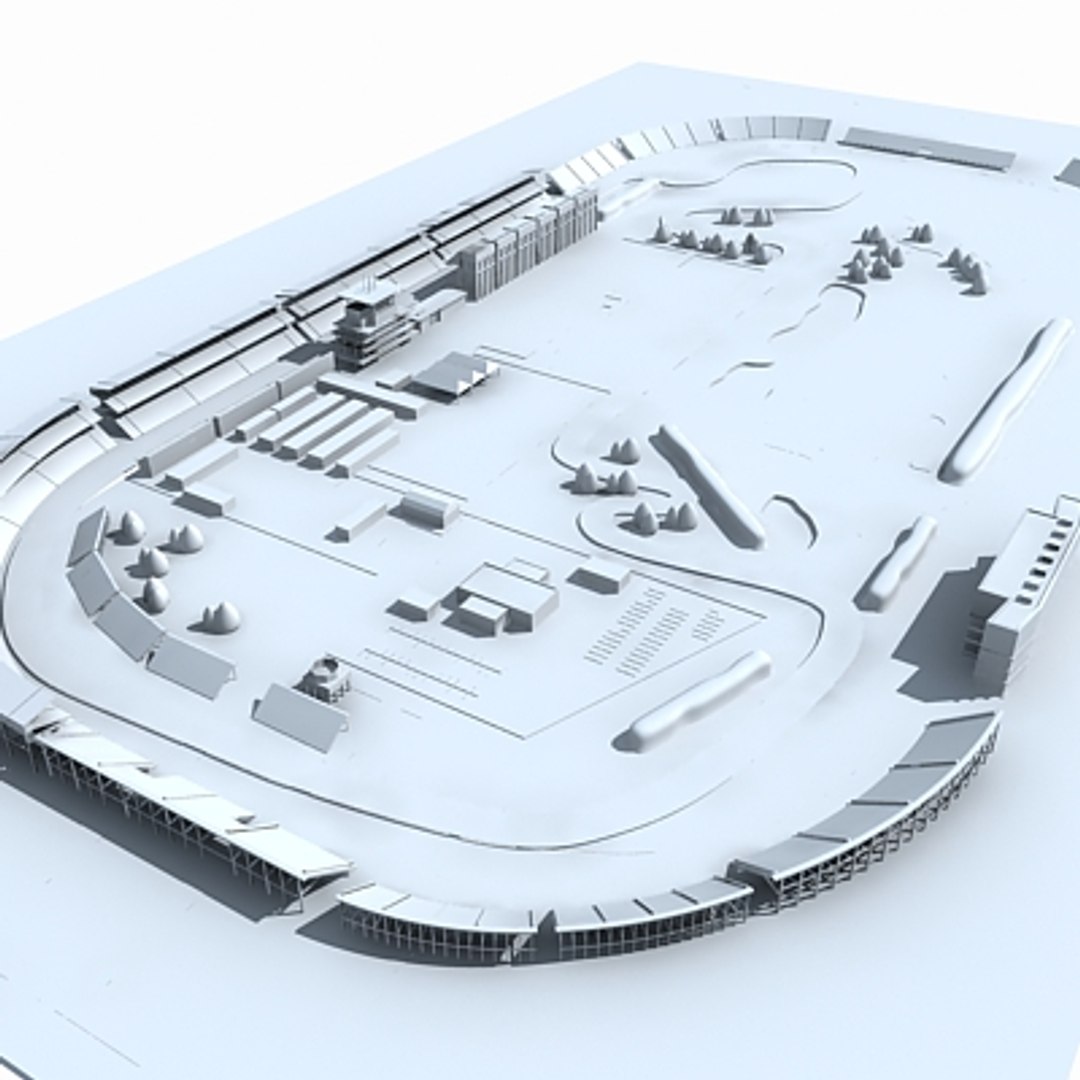 Race Track 3d Model