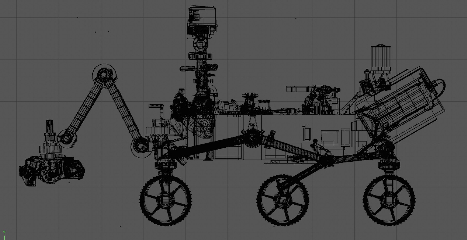 3D Curiosity Rover Perseverance Mars Rover Model - TurboSquid 2105296