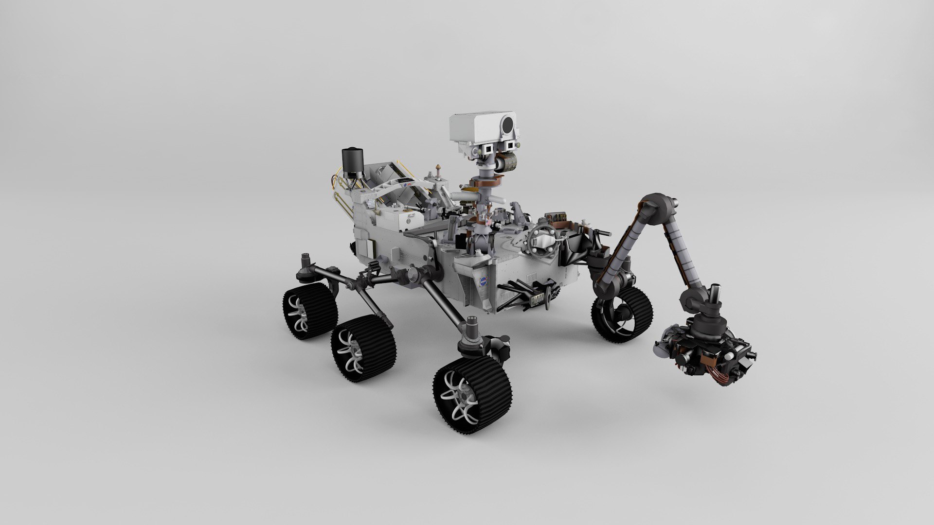 3D Curiosity Rover Perseverance Mars Rover Model - TurboSquid 2105296