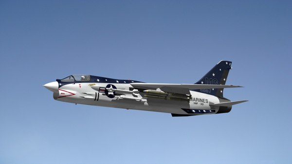 Vought F8 Crusader VMF321 3D - TurboSquid 1742952
