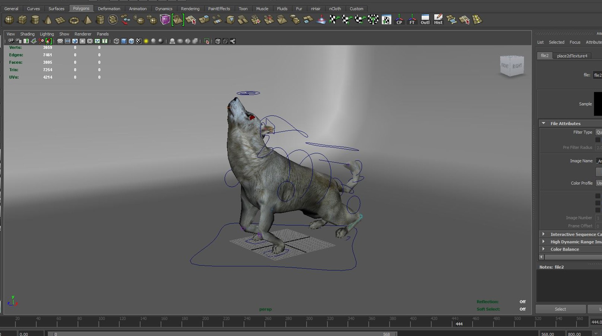 Wolf Rigged Animation 3D Model - TurboSquid 1212515