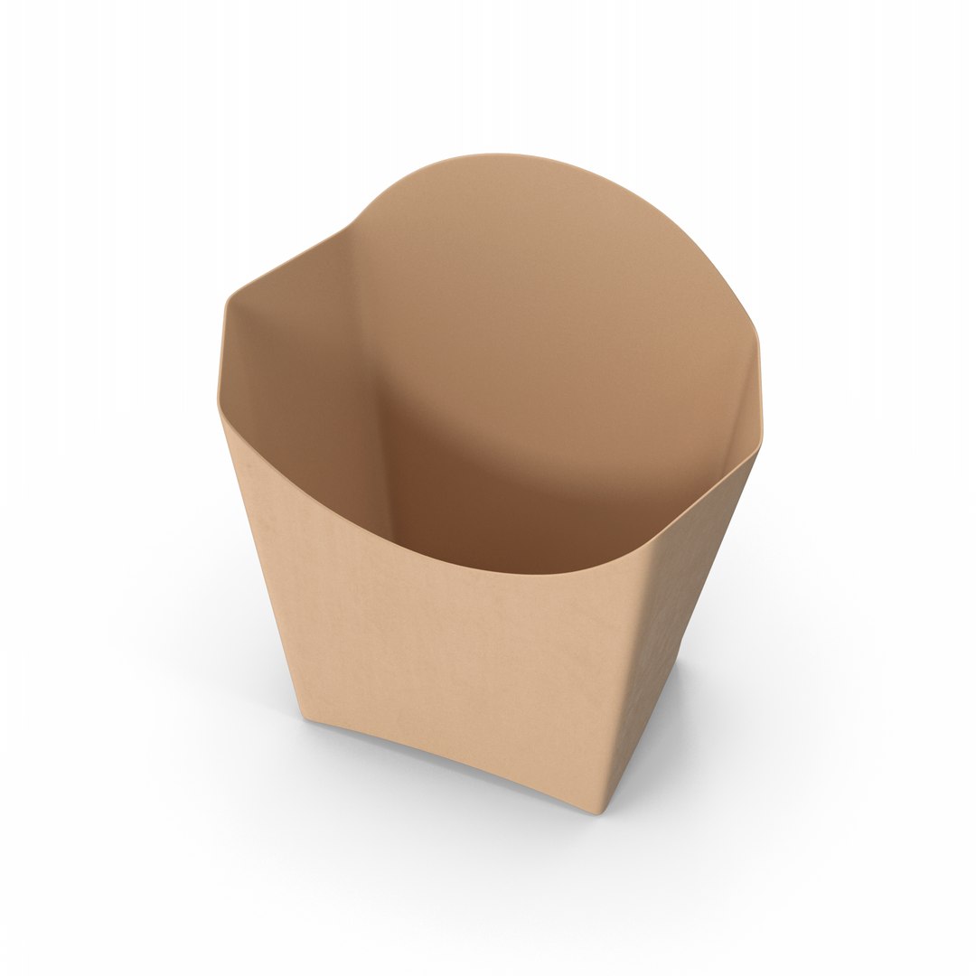 French Fries Box 3D Model - TurboSquid 2058144