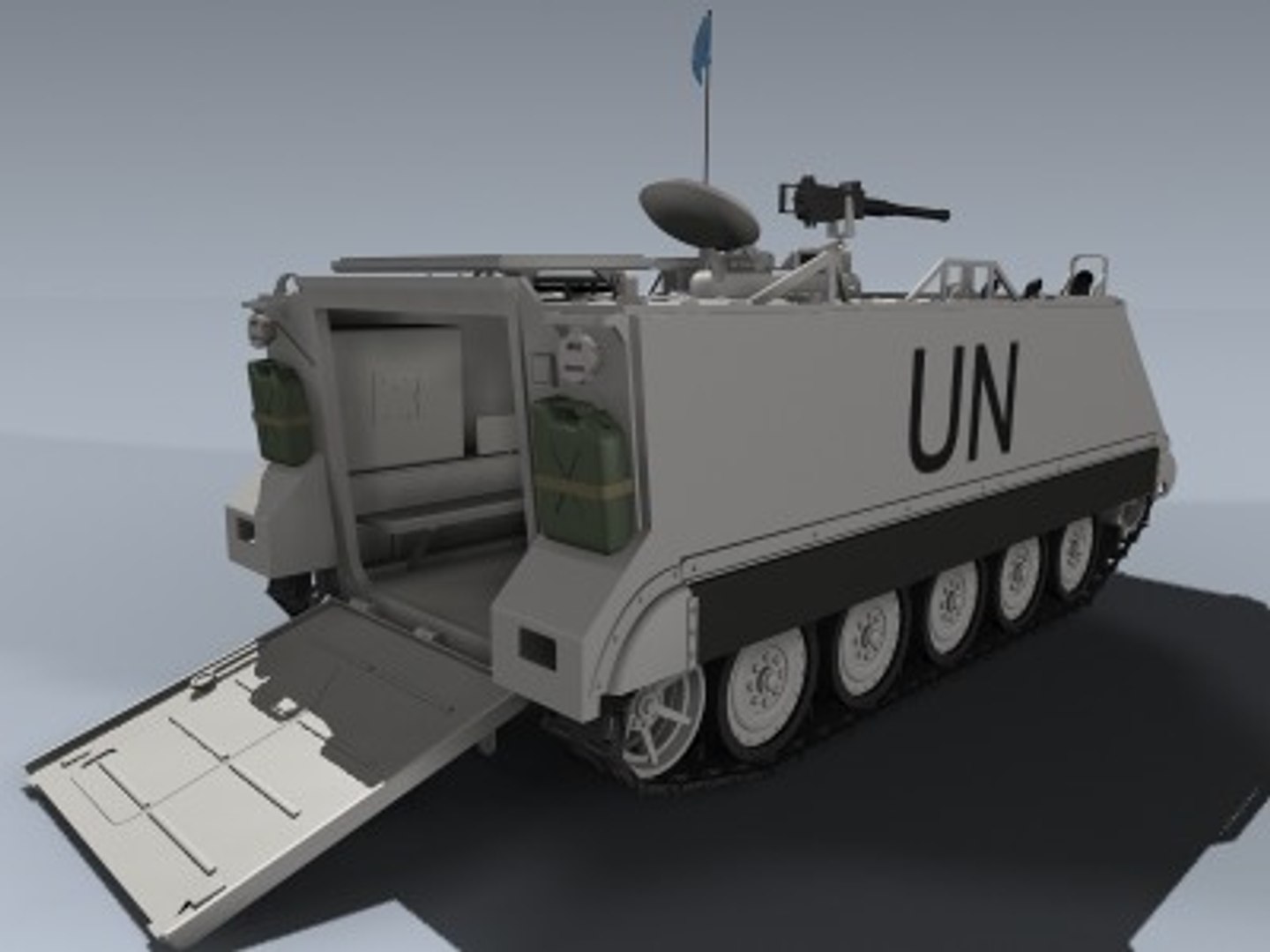 M113a1 Apc 3d Model