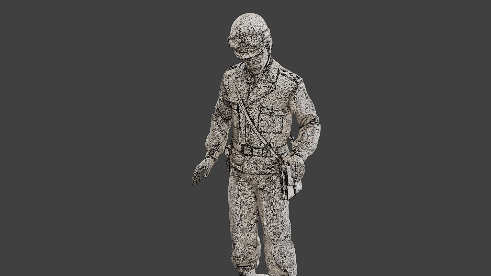 3D model CzechSlovak Communist police Motorcycle CCPM1 3 - TurboSquid ...