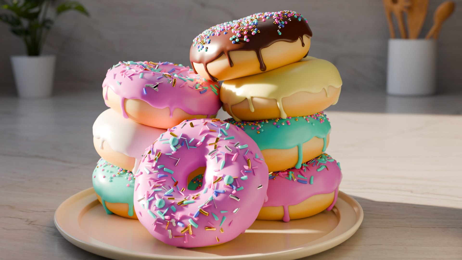 DONUTS Model - TurboSquid 2423590