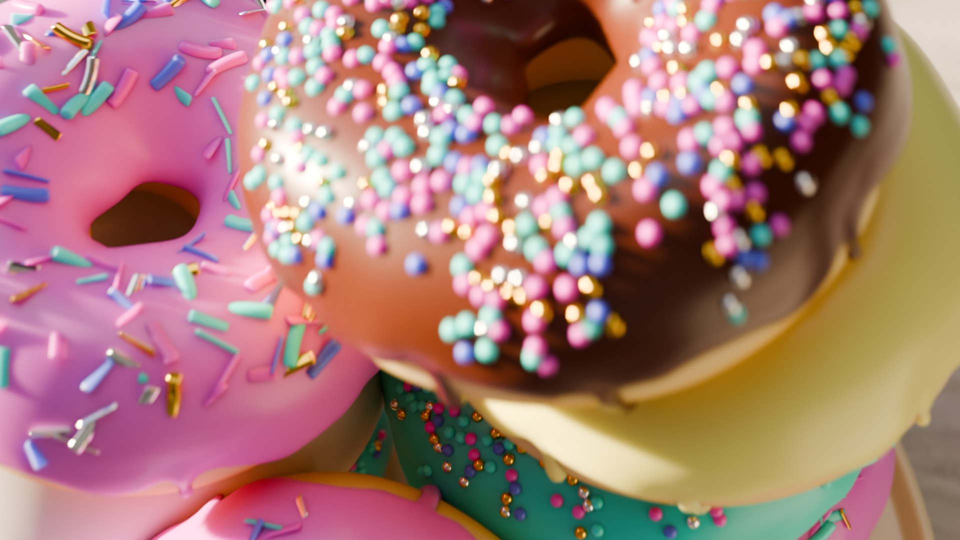 DONUTS Model - TurboSquid 2423590