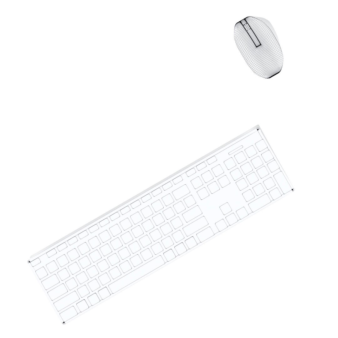3D Wireless Mouse Keyboard - TurboSquid 1398290