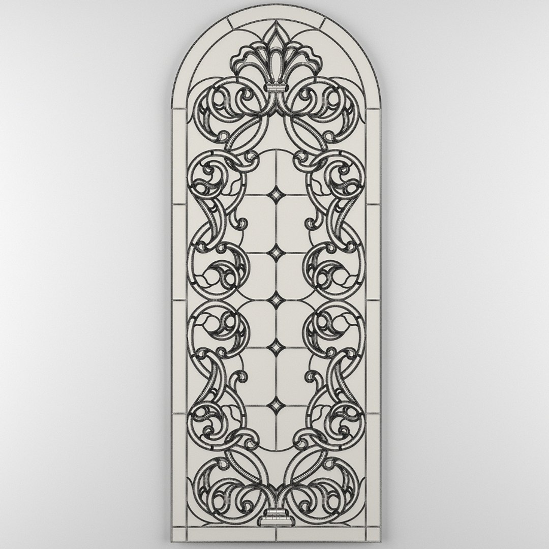 Stained Glass Arc 3D - TurboSquid 1191621