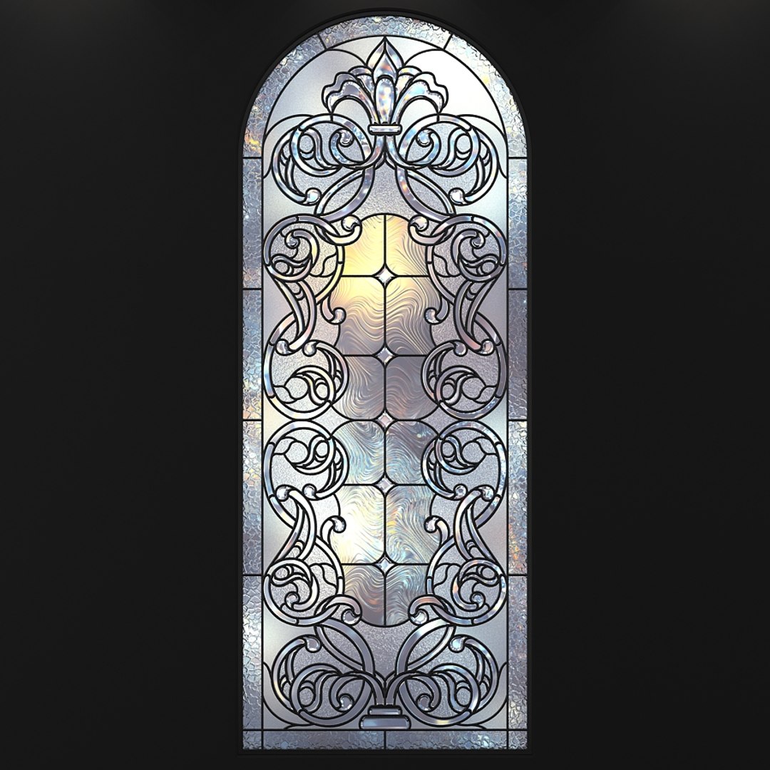 Stained Glass Arc 3D - TurboSquid 1191621