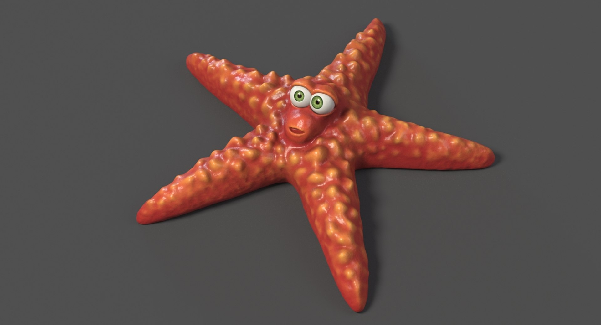 Cartoon Starfish Rigged Star 3D Model - TurboSquid 1298761