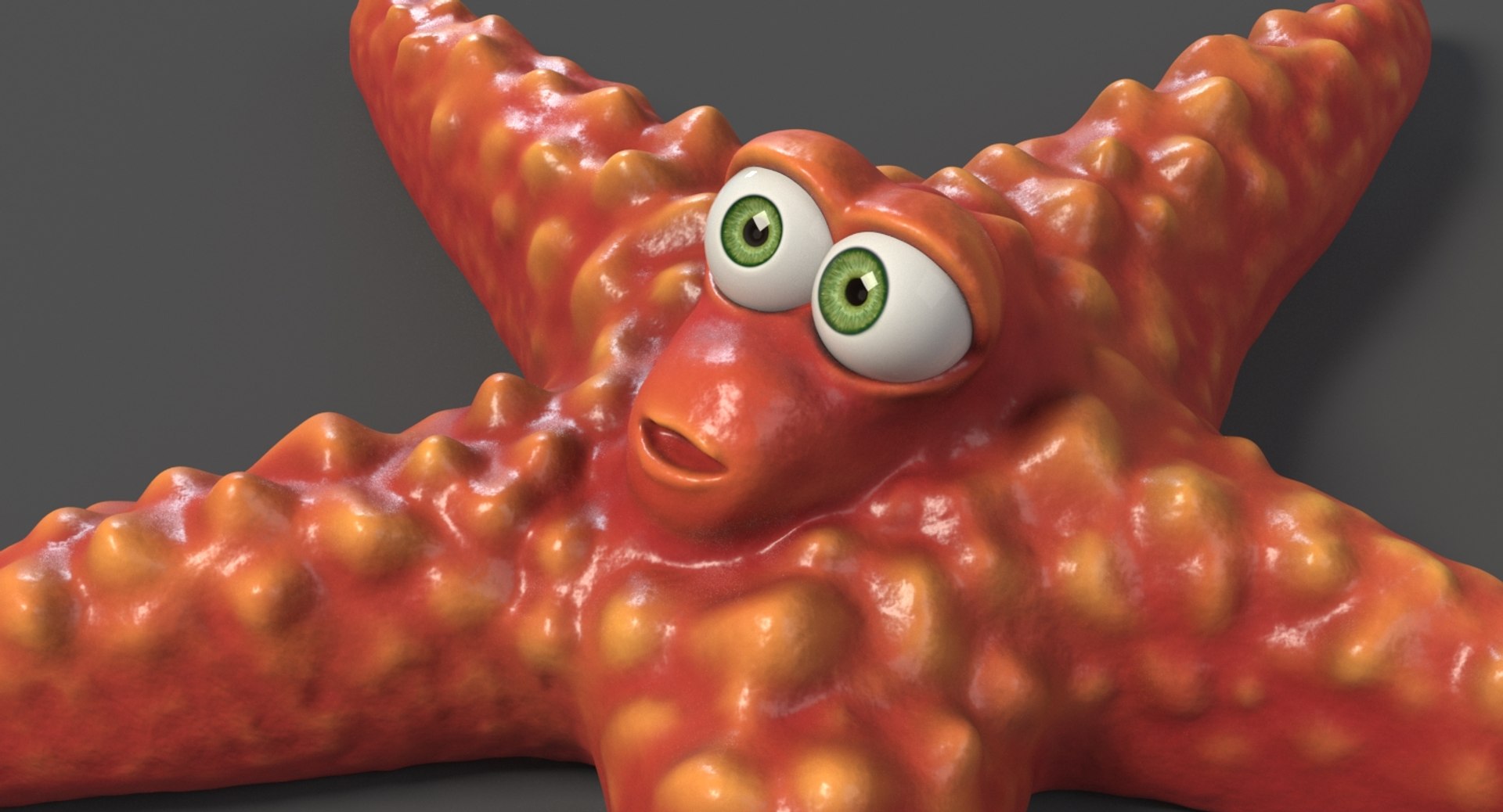 Cartoon Starfish Rigged Star 3D Model - TurboSquid 1298761