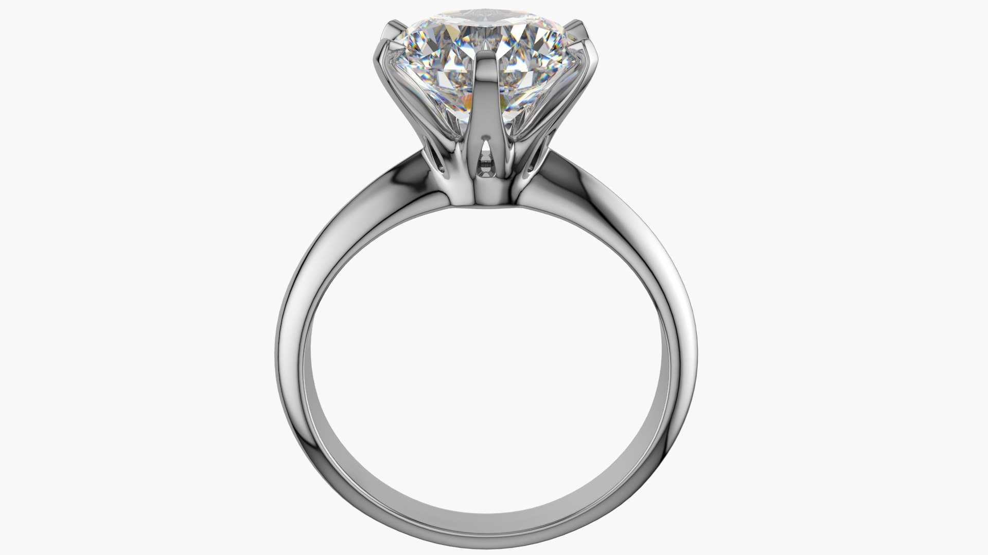 Realistic diamond ring model - TurboSquid 1668376