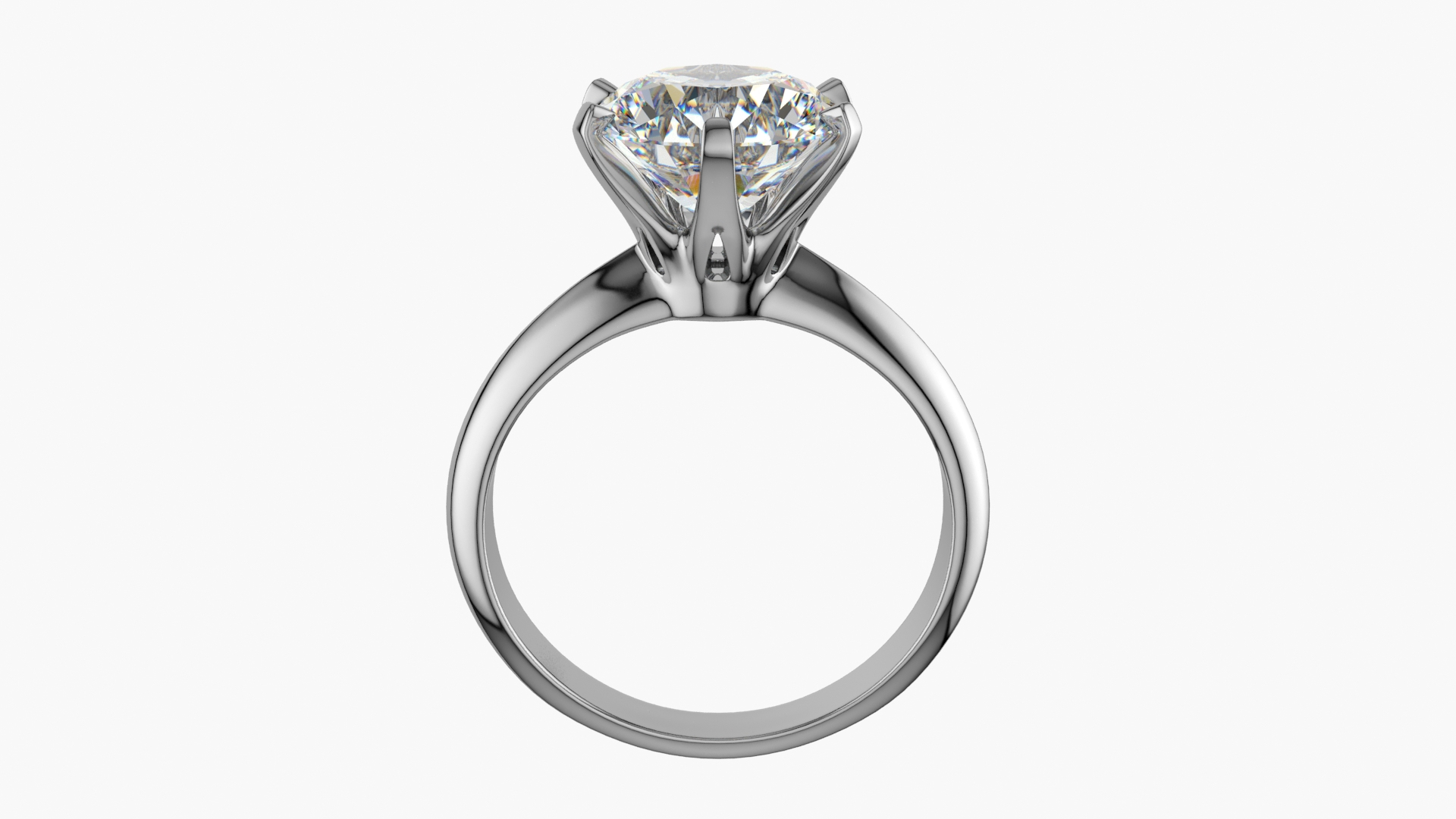 Realistic diamond ring model - TurboSquid 1668376