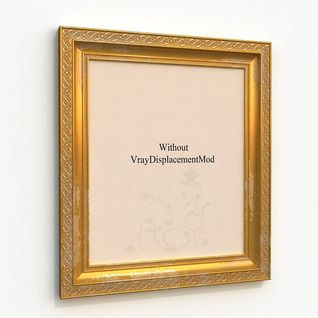 3d Model Vintage Frame Picture