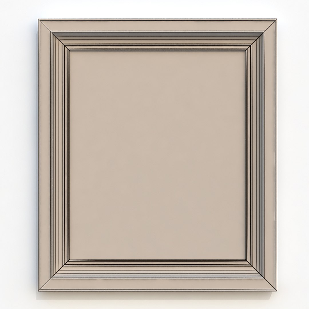 3d Model Vintage Frame Picture