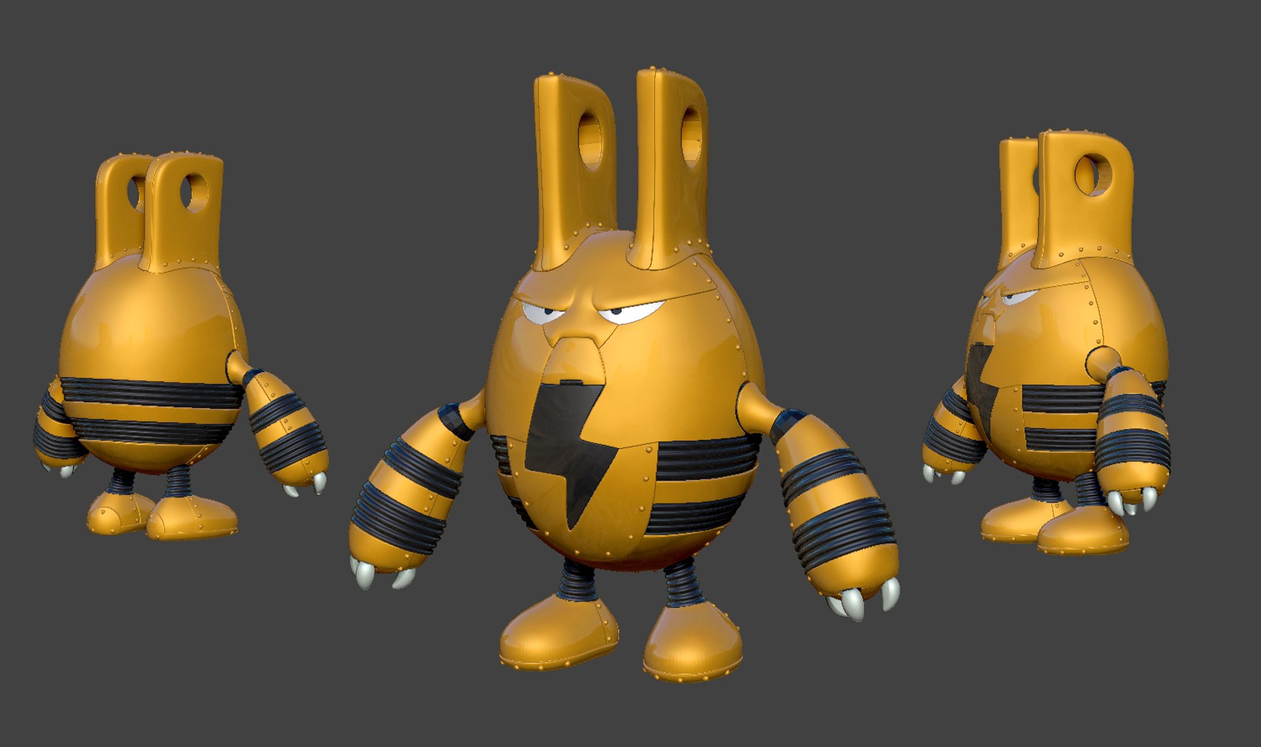 Elekid Robot 3D Model - TurboSquid 1513173