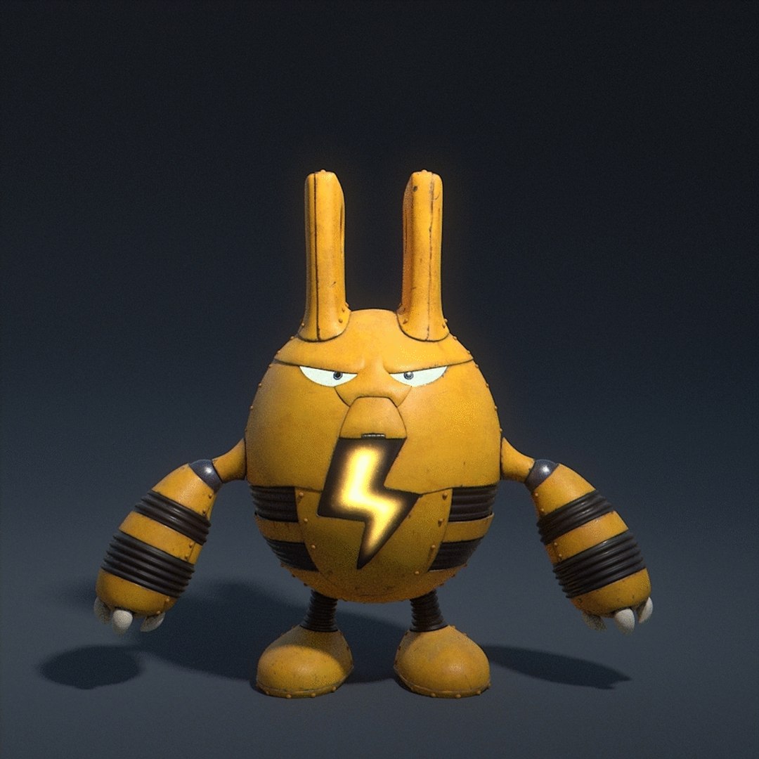 Elekid Robot 3D Model - TurboSquid 1513173