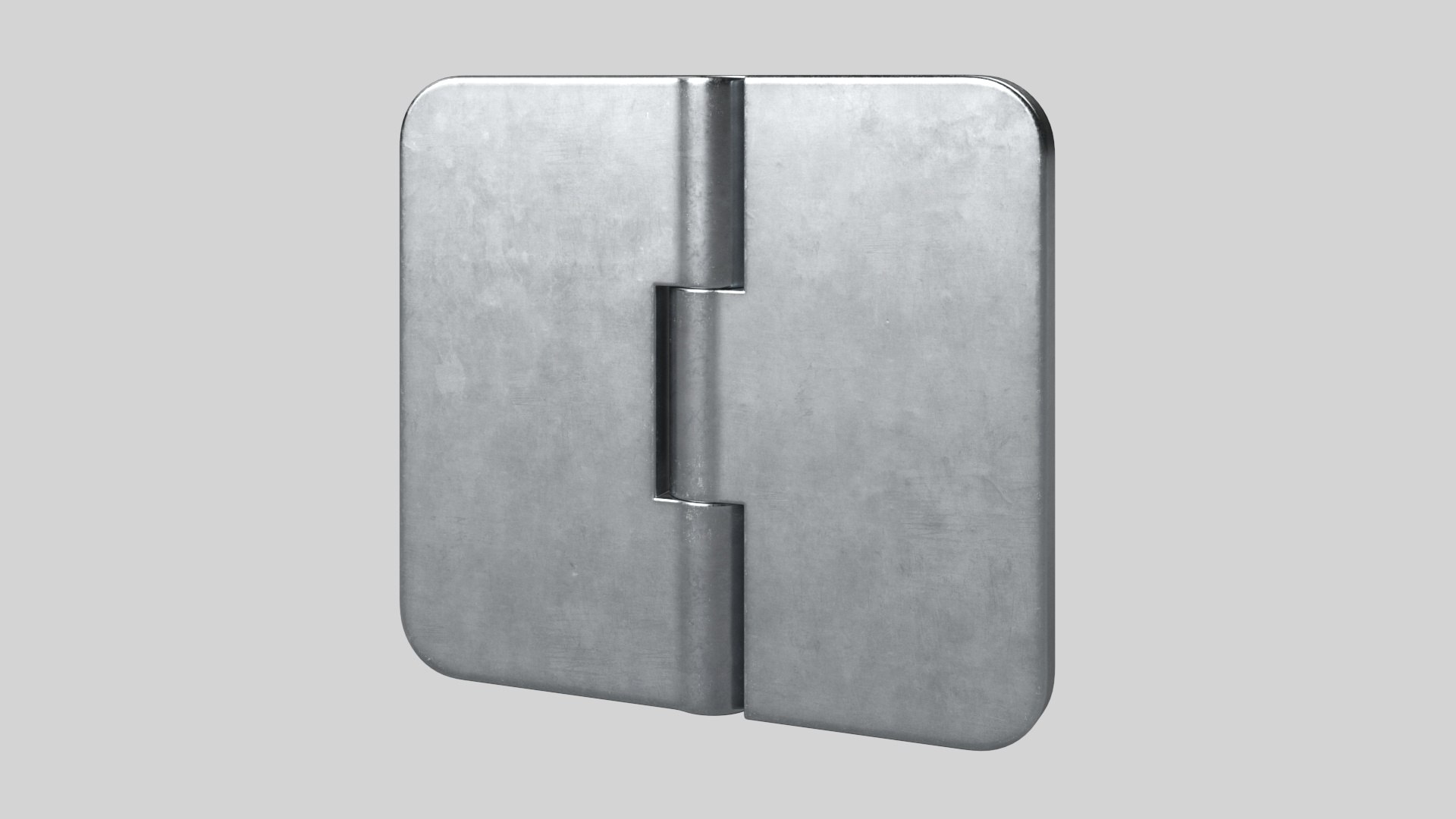 Stainless Steel Plain Hinge 3D - TurboSquid 2147271